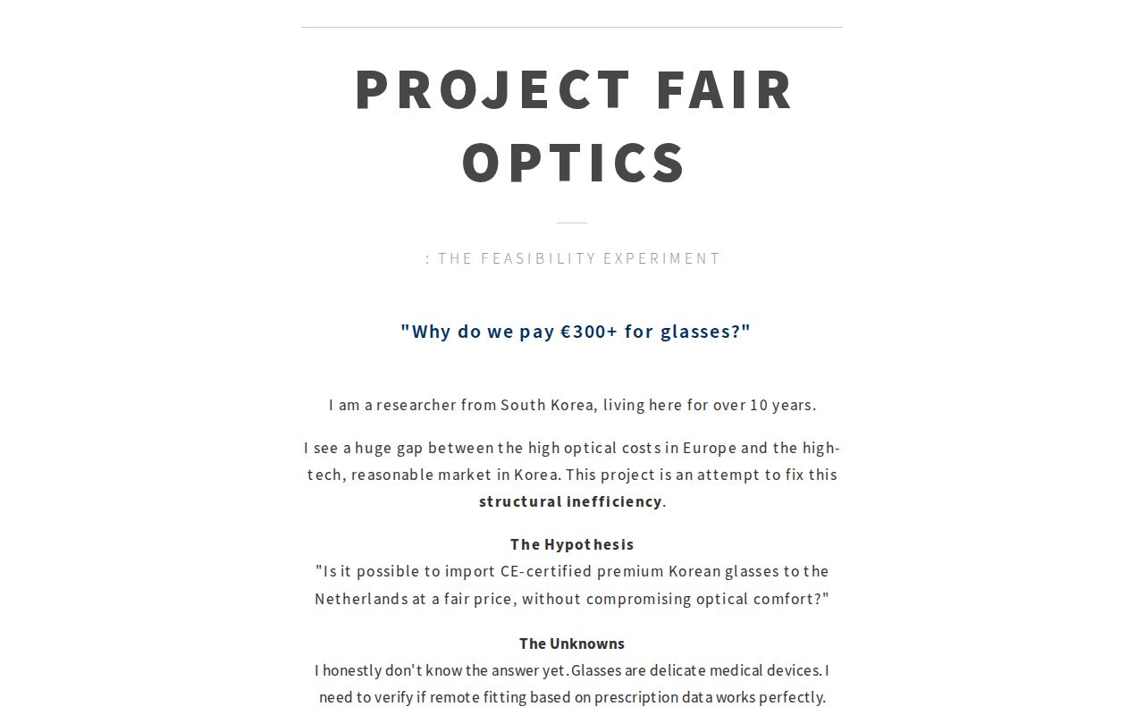 Project Fair Optics